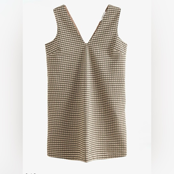 next | Dresses | Next Generation Brown Check Vneck Ponte Pinafore ...